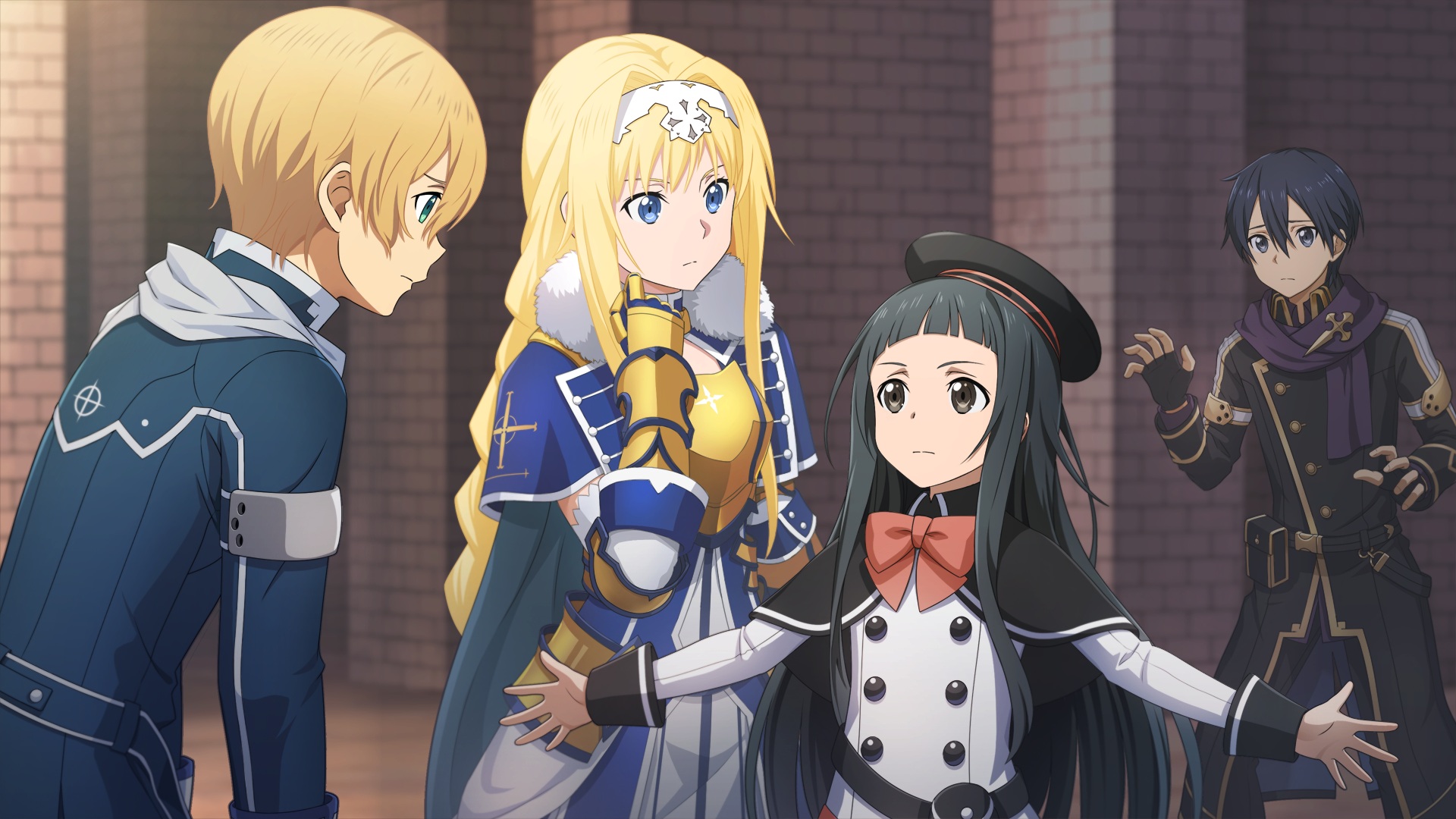 sword art online last recollection alice zuberg eugeo kirito yui (sword art online) armor game ...